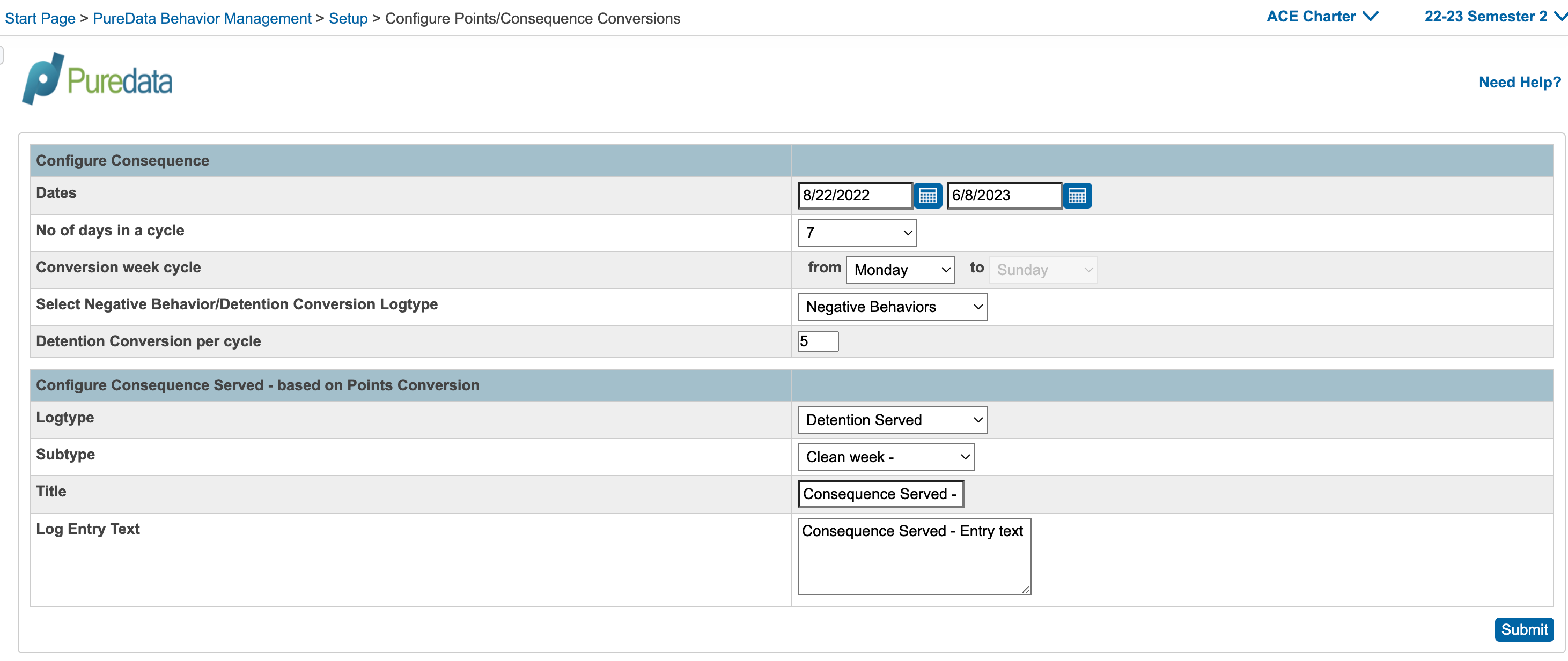 How to configure and track consequences based on negative points (demerit) conversion – Puredata ...