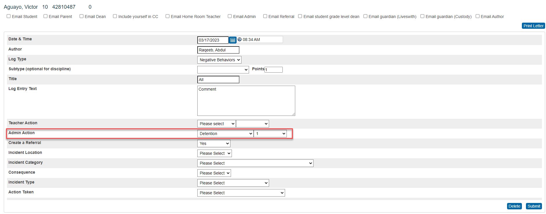 How to configure and track consequences in PowerSchool? – Puredata Support Portal