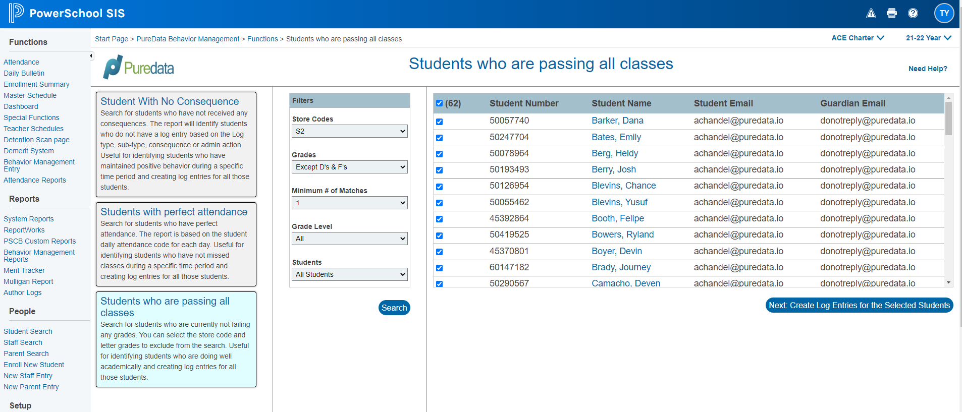 How to Mass-Create Positive Points Using PureData PowerSchool Behavior ...