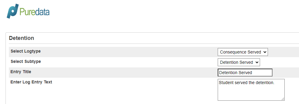 How to track student consequences based on Admin Action – Puredata Support Portal