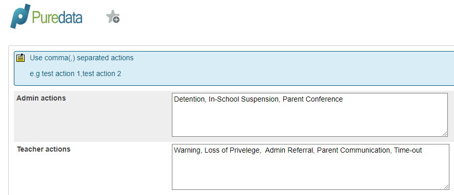 How to track student consequences based on Admin Action – Puredata Support Portal