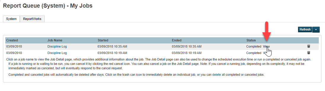 Discipline Log Report (Admin Access) – Puredata Support Portal