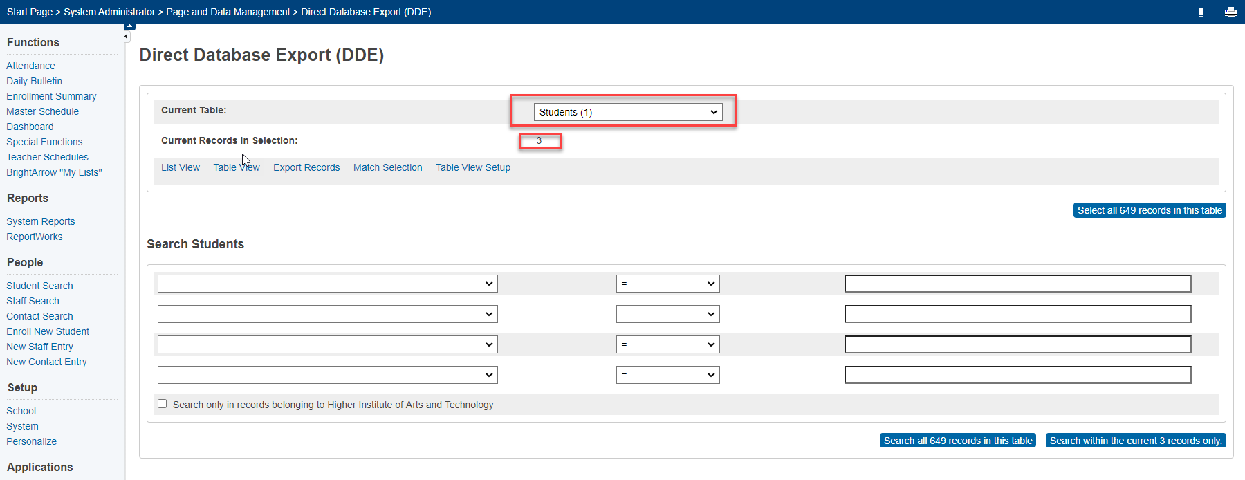 PowerSchool : Changing Student's Enrollment Status – Puredata Support ...