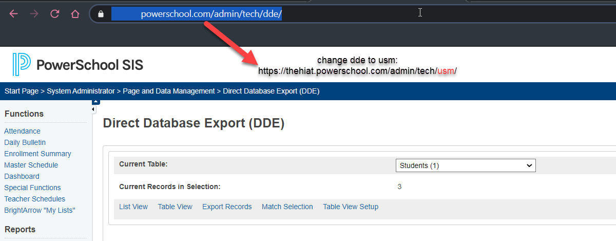 PowerSchool : Changing Student's Enrollment Status – Puredata Support Portal