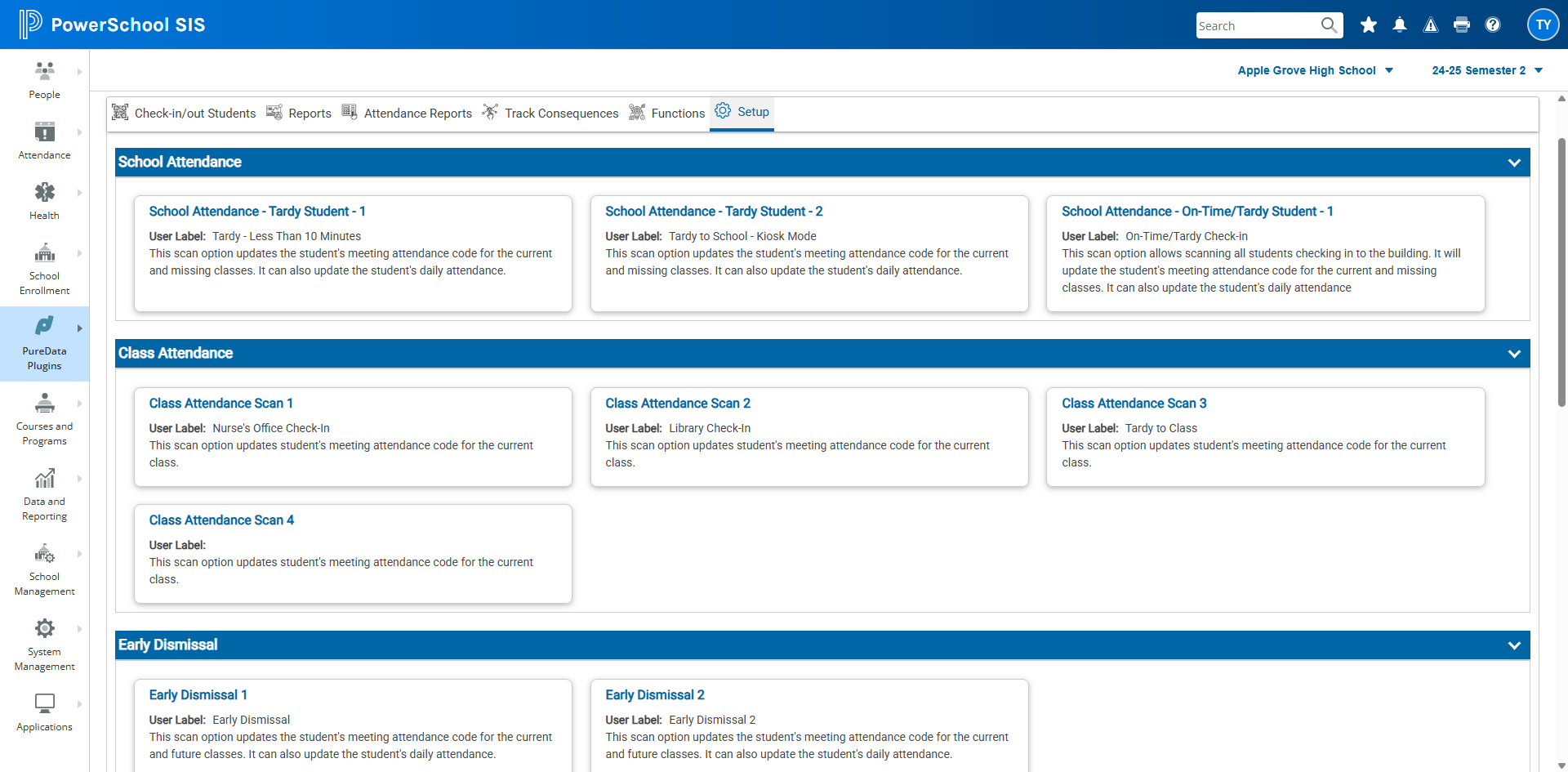 PowerSchool Attendance Plugin Guide: Setup for Tardy, Class, and Early ...