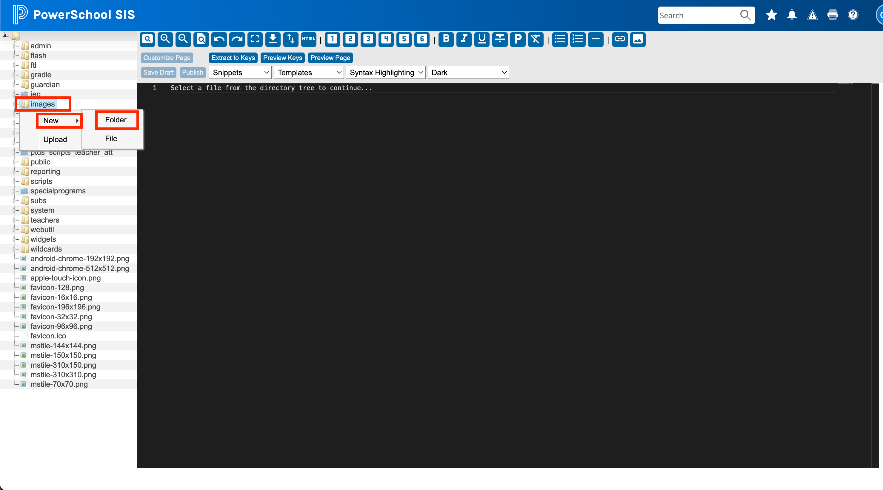 Adding Images in Daily Bulletins – Puredata Support Portal